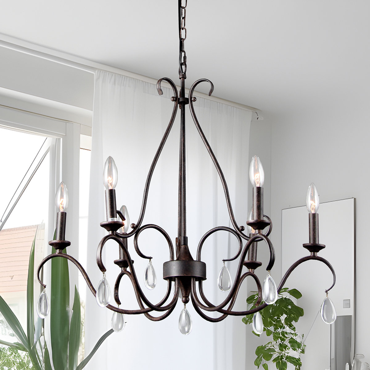 Red Barrel Studio® Saban 6-light Candle Style Classic Empire Chandelier ...