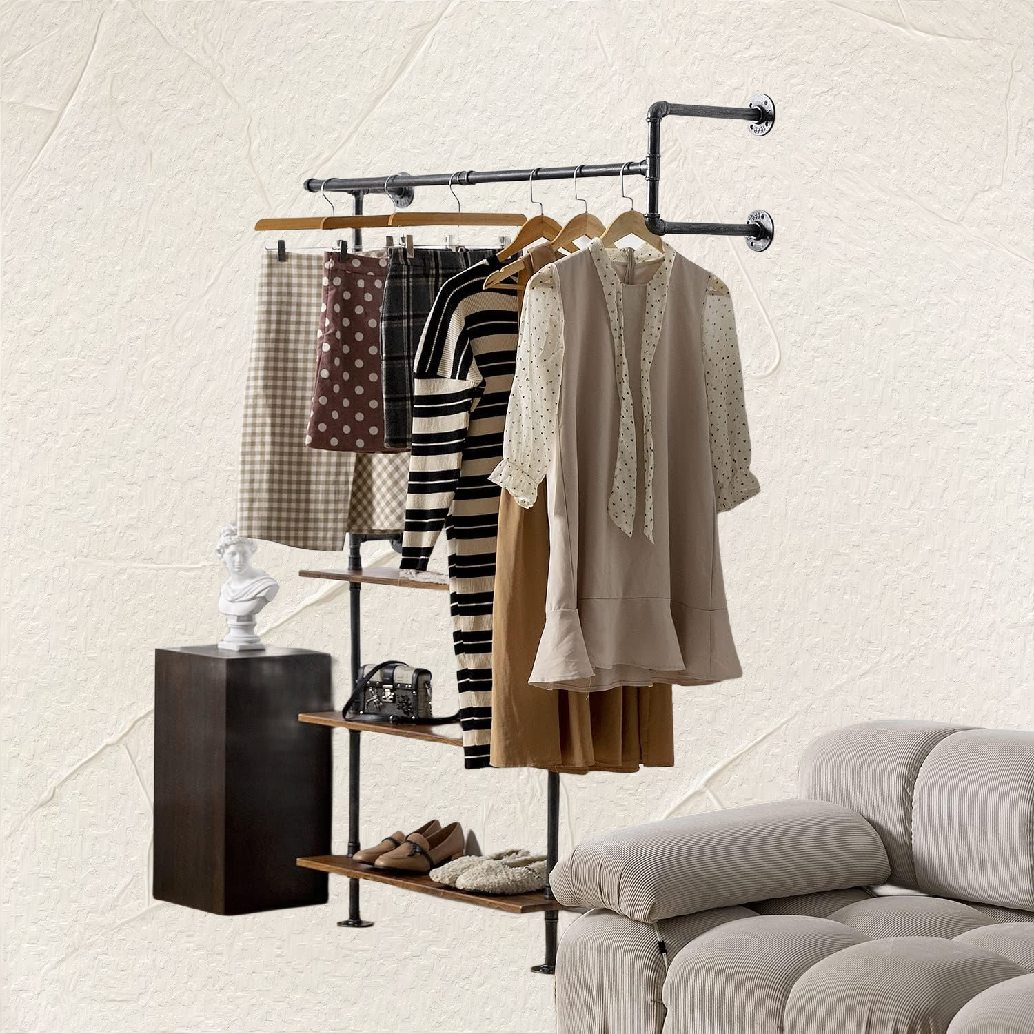 Williston Forge Jetoi 51.18'' Solid + Manufactured Wood Wall Mounted ...