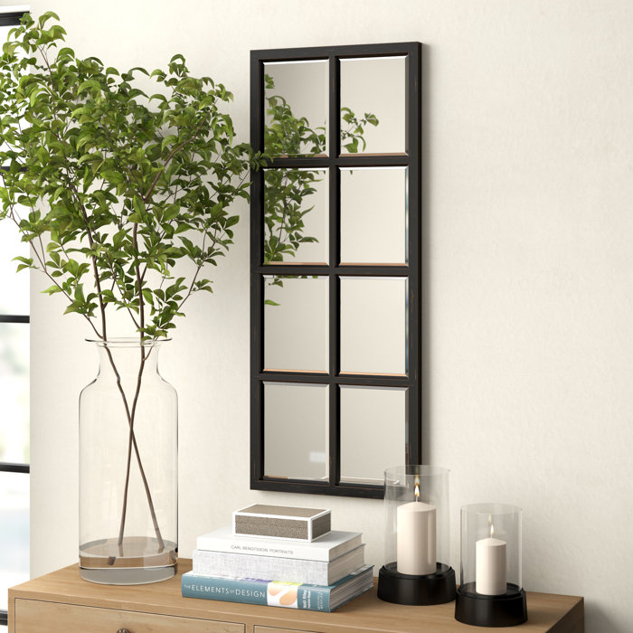 Three Posts™ Swanley Flat Wall Mirror & Reviews | Wayfair