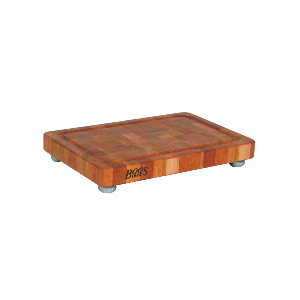 John Boos BoosBlock® 1.75" End Grain Cherry Cutting Board with ...