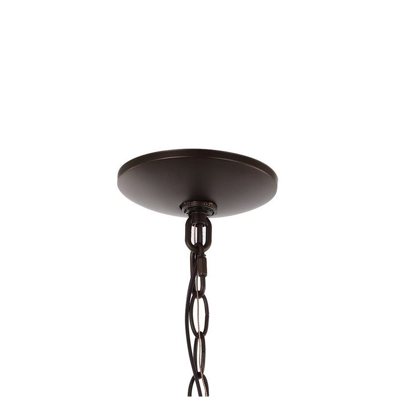 Gracie Oaks Natanim Oil Rubbed Bronze/Clear 1 - Bulb 72.5" H Outdoor ...
