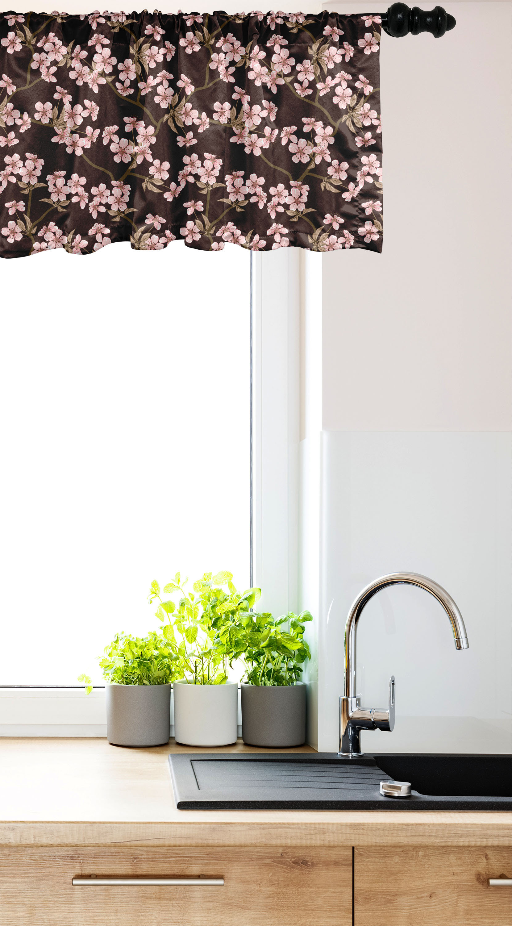 Ambesonne Earth Tones Valance Pack of 2 Chaotic Spots Rings | Wayfair