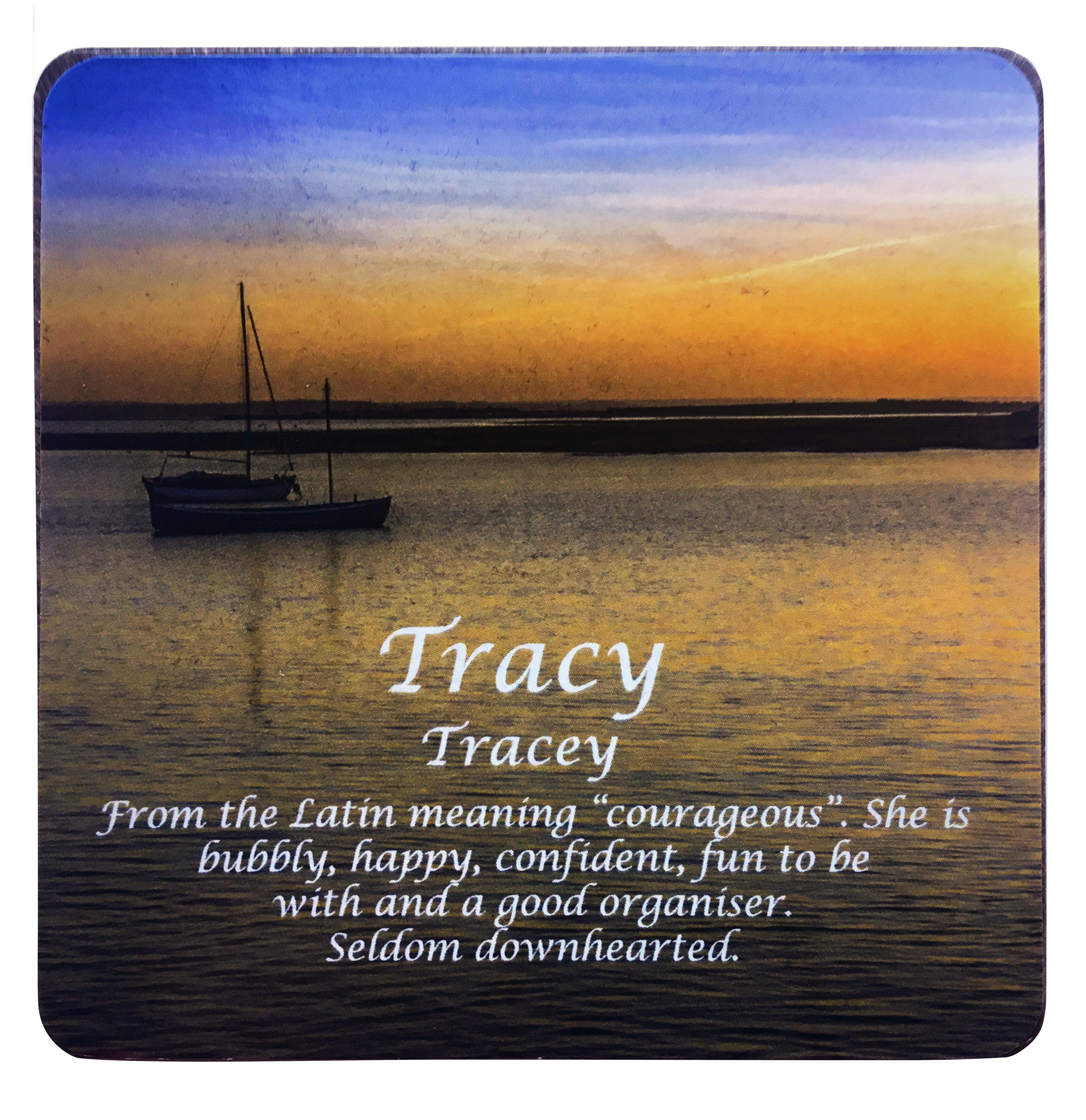 Happy Larry First Name Coaster - Tracy | Wayfair.co.uk