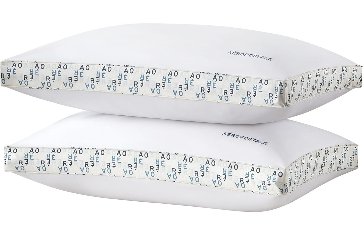 Latitude Run® Printed Gusset Bed Pillow Set Of 2 | Wayfair
