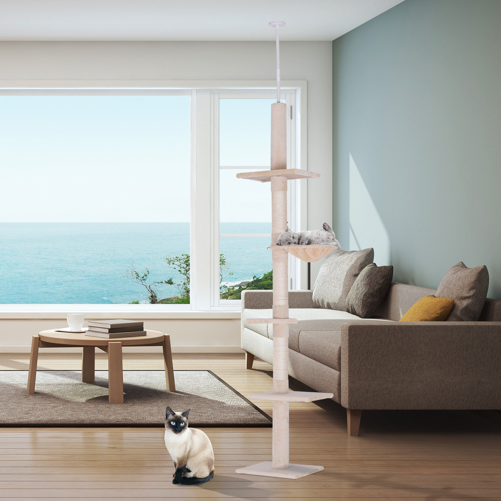 Tucker Murphy Pet™ 102" Wilhelmina Cat Tree or Condo & Reviews ...