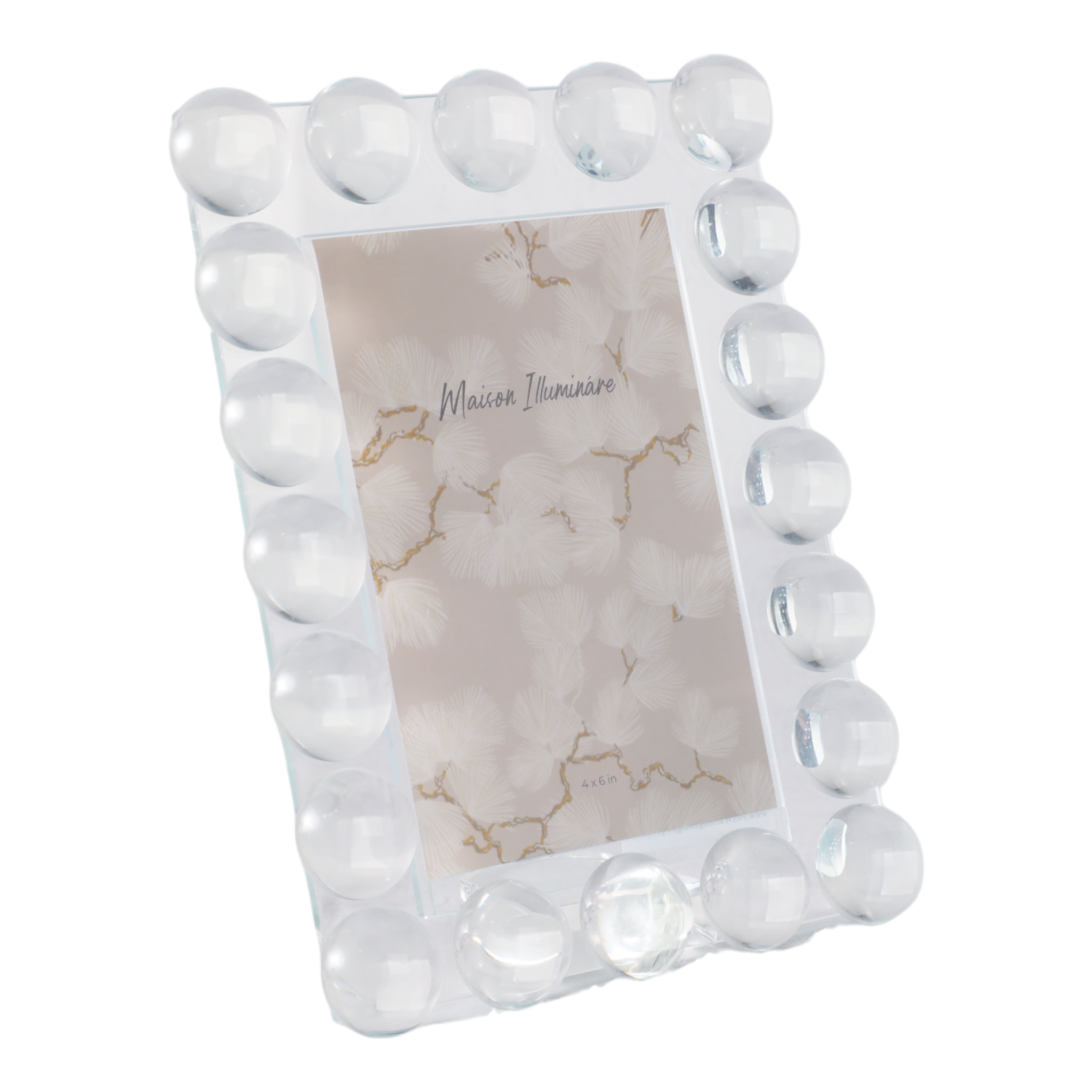 Mercer41 Crystal Frame With Glam Spherical Border Design | Wayfair