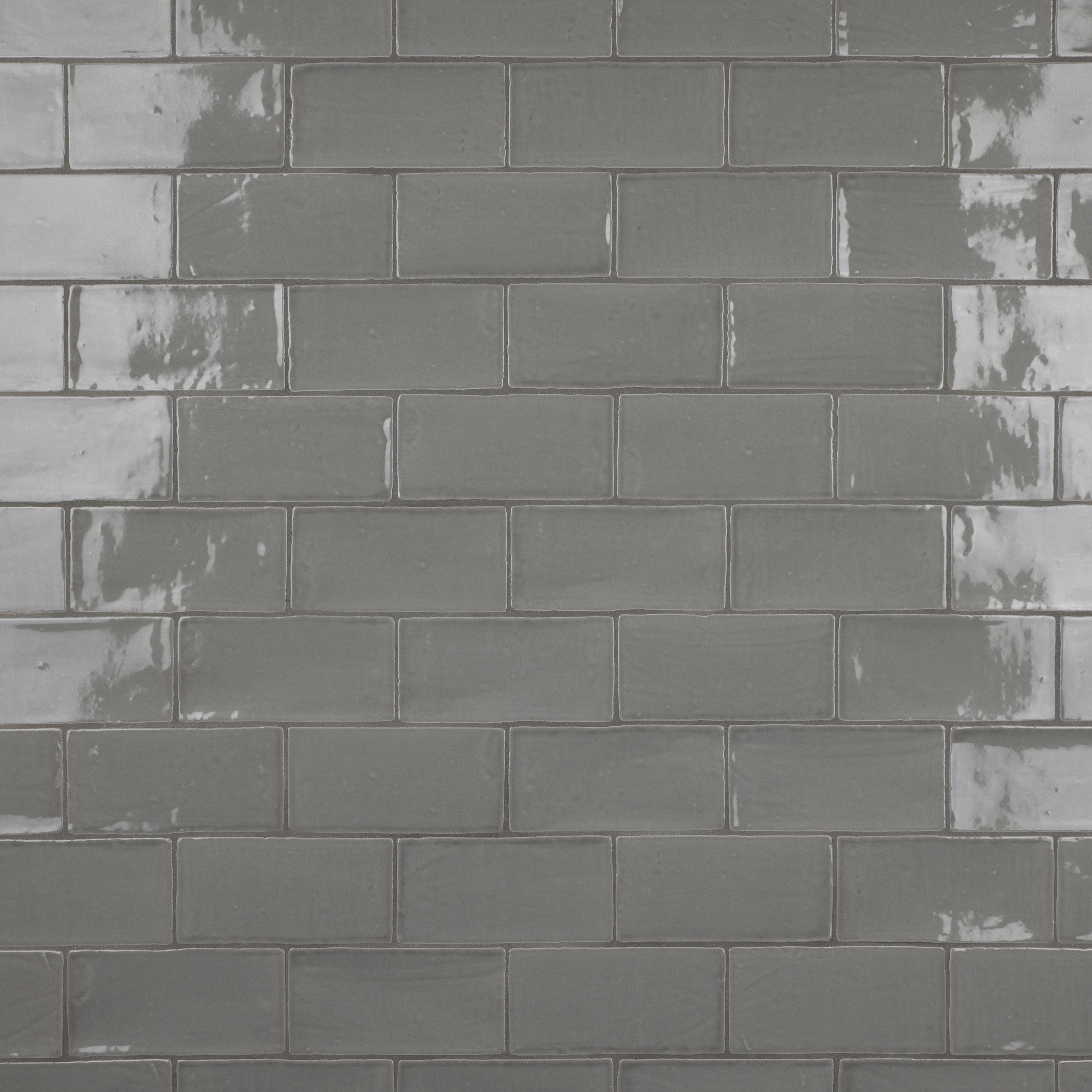 Merola Tile Chester Series 3" x 6" Ceramic Subway Wall Tile in Grey ...