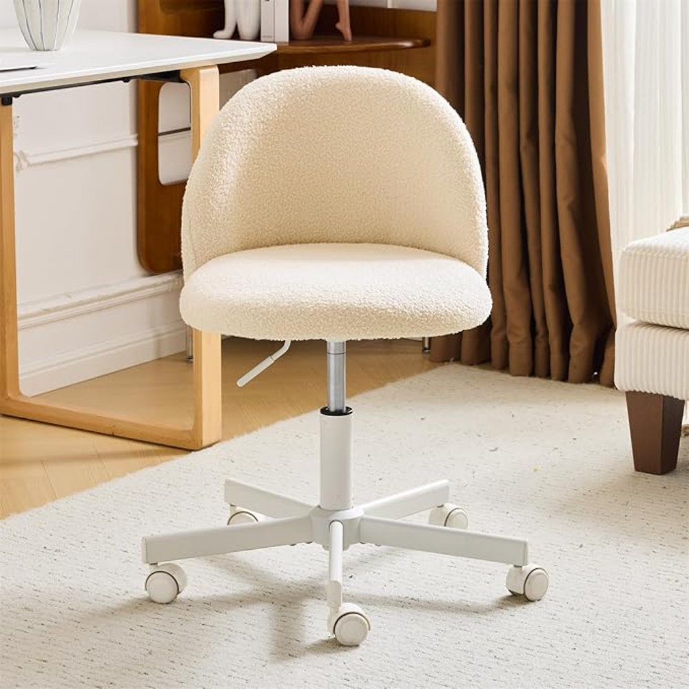 George Oliver Bondurant Candy Chair Armless Cute Desk Chair,Comfy Small ...