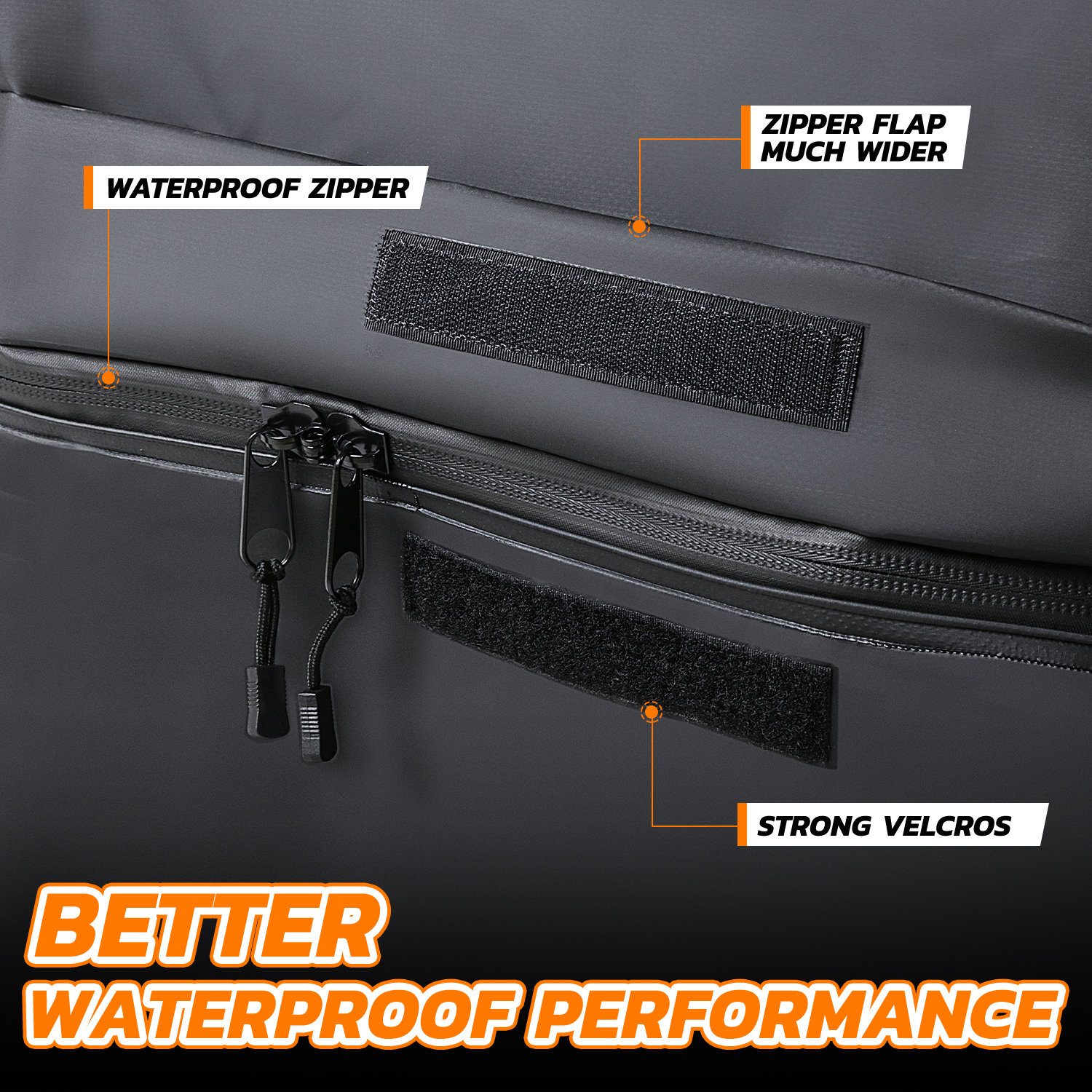 DNA Motoring PVC Heavy Duty Waterproof Car SUV Truck Roof Bag w/ 4 ...