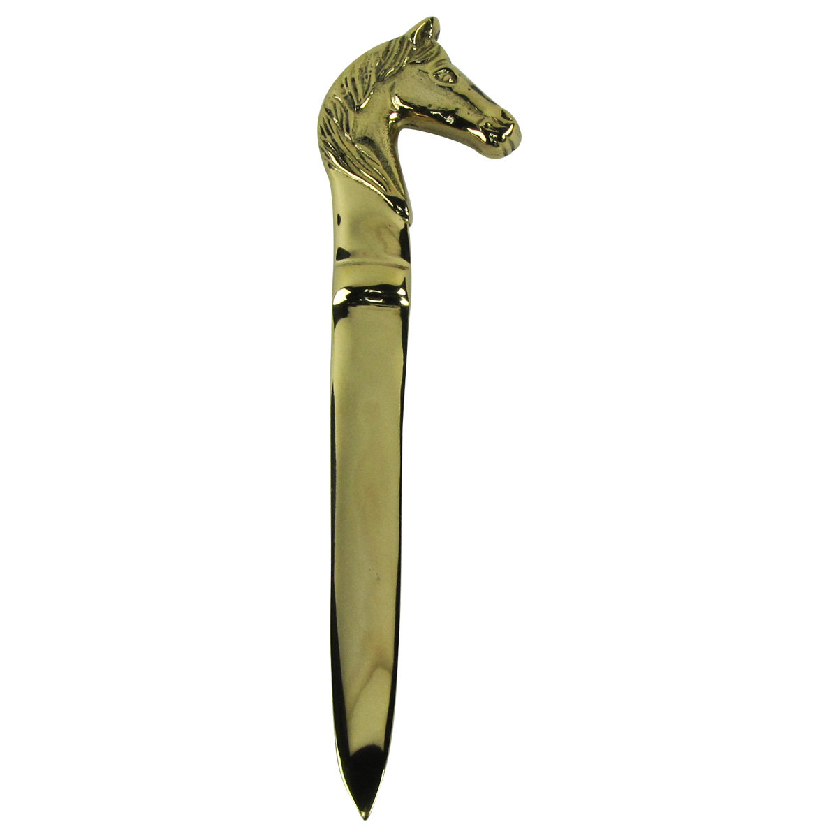 Foundry Select Boylon Solid Brass Horse Head Letter Opener | Wayfair