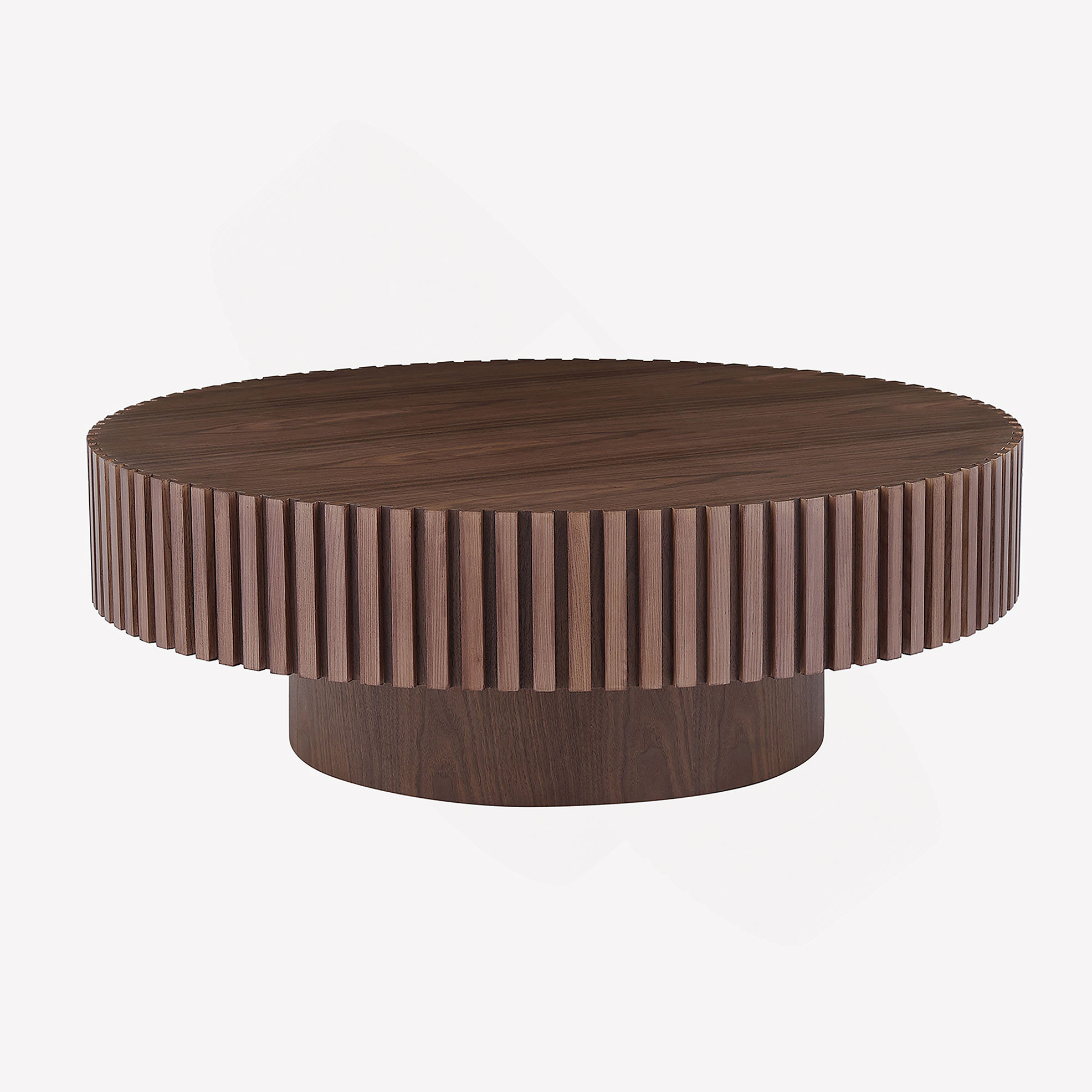 Orren Ellis 39.37'' Round MDF Coffee Table Mid Century Modern Coffee ...