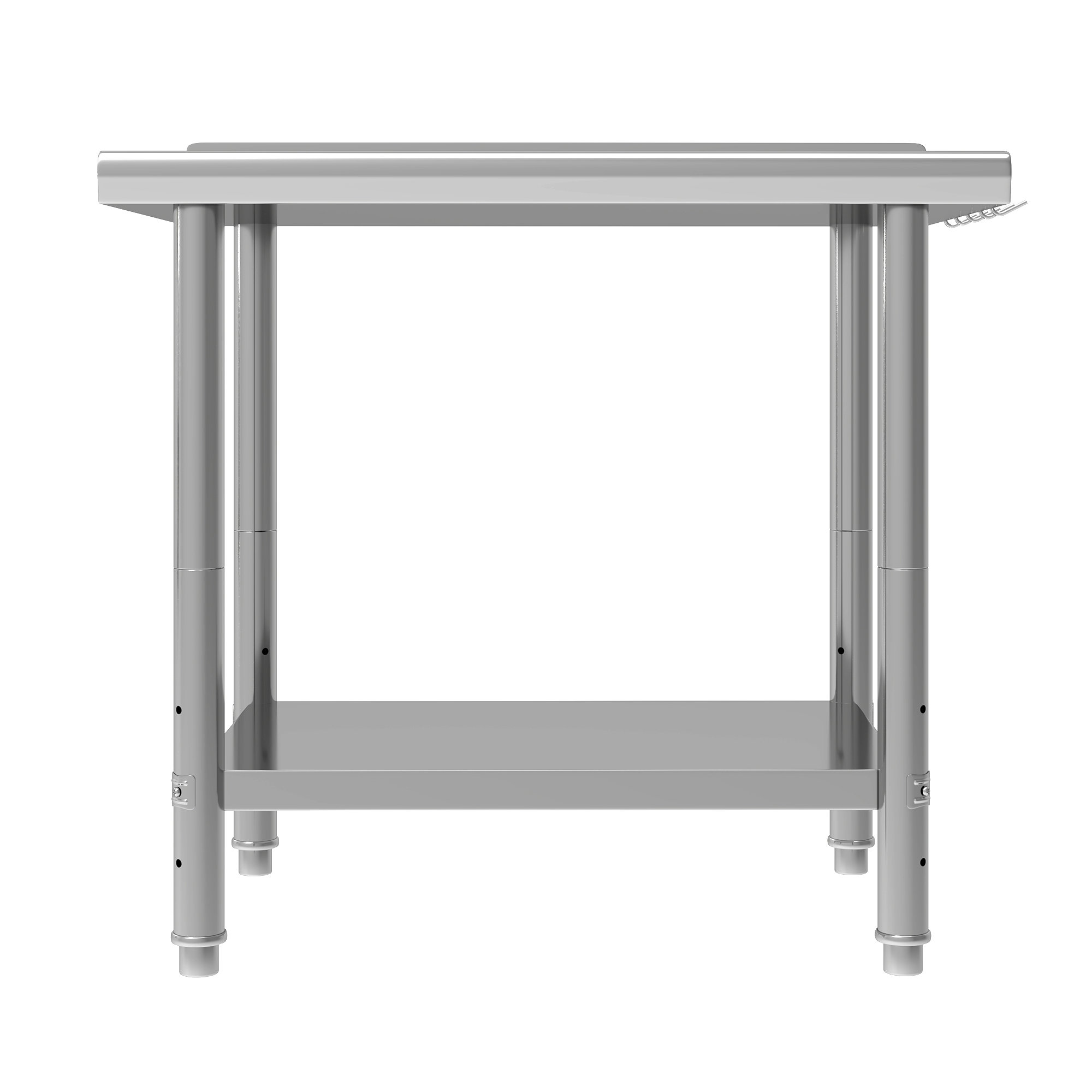 Edrosie Inc Stainless Steel Prep NSF Table with Adjustable Shelf ...