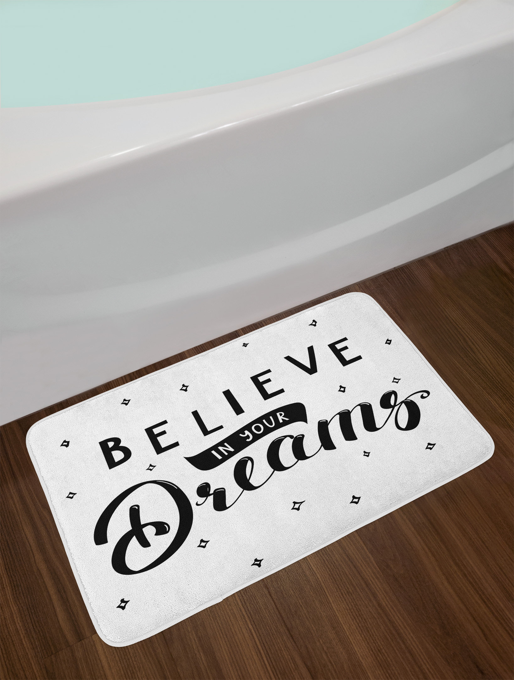 East Urban Home Saying Plush Bath Mat, Self Confidence Phrase, 30.2"x20 ...