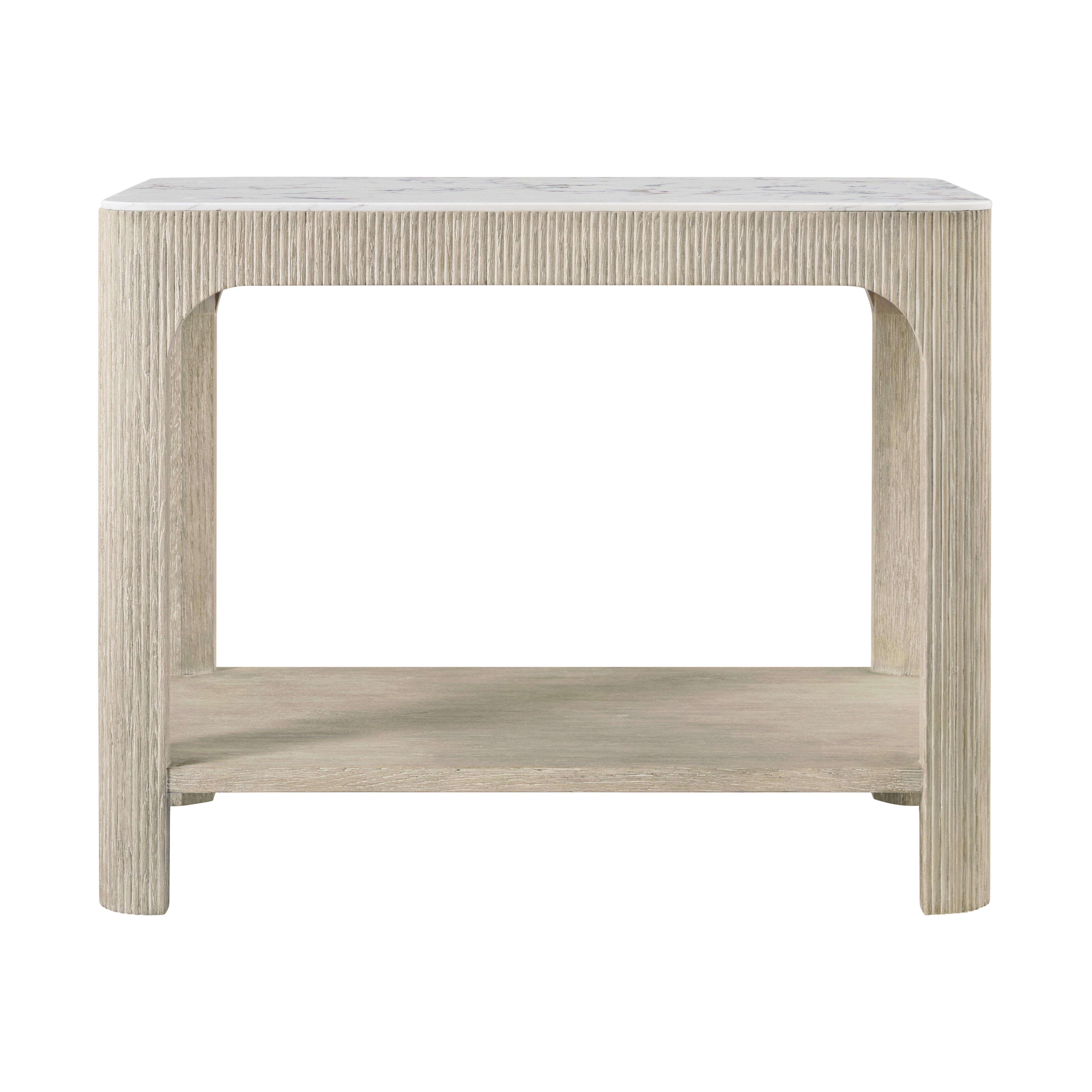 Theodore Alexander Horizon Rectangular Quartz Side Table - Wayfair Canada