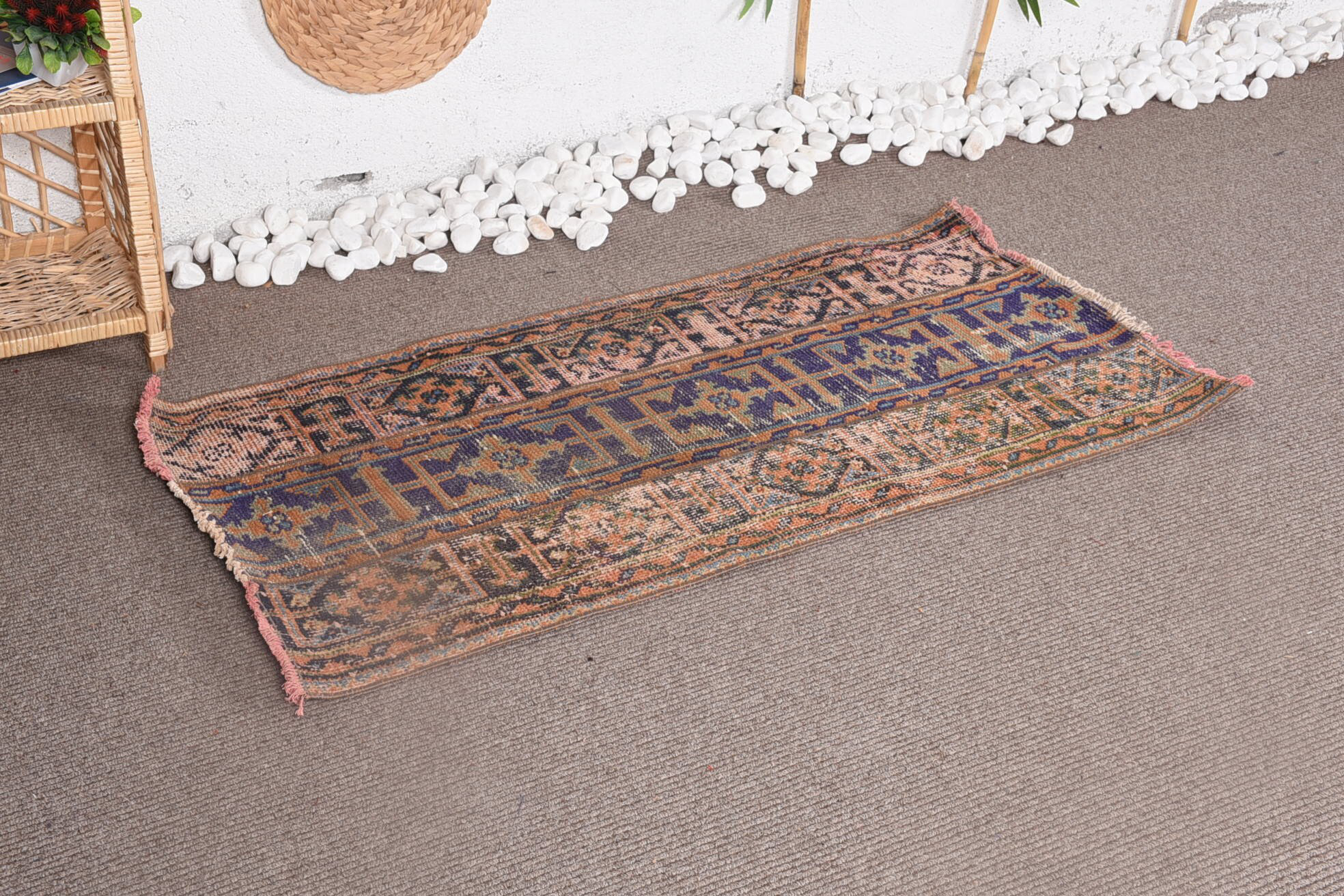 Isabelline Modern Rug, 2.2x4.3 ft Small Rugs, Vintage Rug, Turkish Rug ...