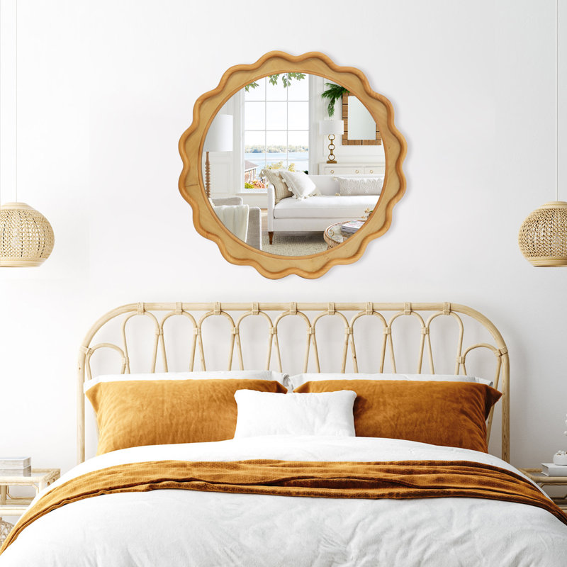 Winston Porter Shanice 30'' Wood Frame Wall Mirror | Wayfair