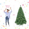 Ivy Bronx 7FT PVC Christmas Tree with 380 WiFi Music Sync LED Lights ...