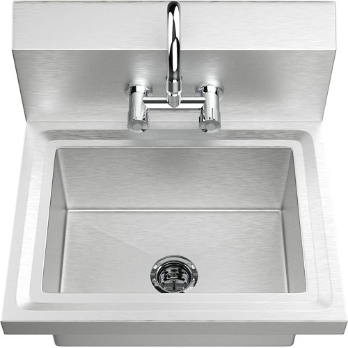 Winado 17'' L Drop-In Single Bowl Stainless Steel Kitchen Sink | Wayfair