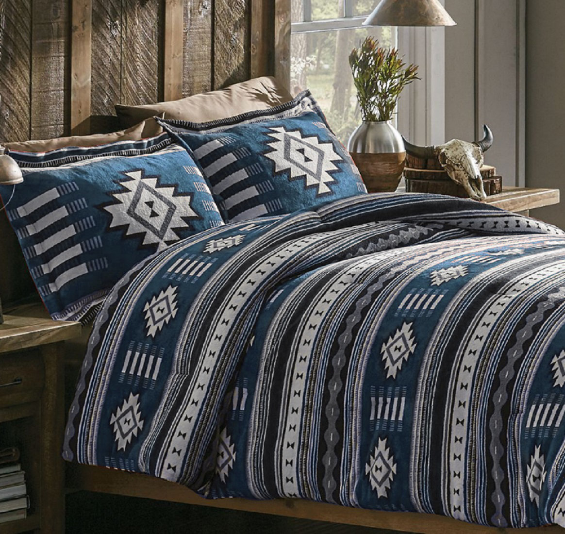 Lady Sandra Aztec Reversible Comforter Set - Wayfair Canada