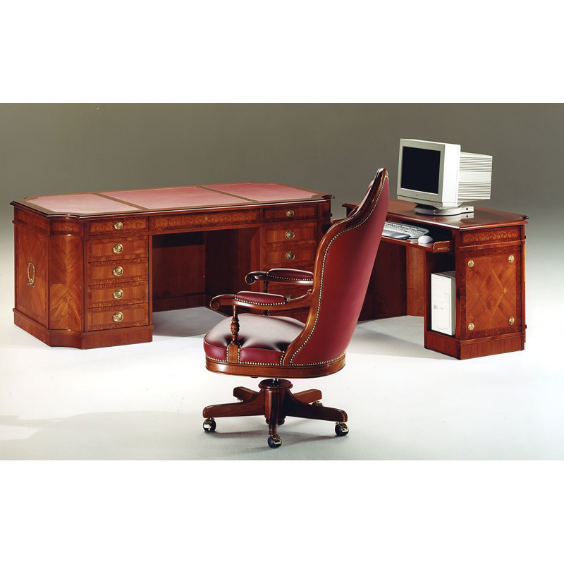 David Michael Solid Wood Executive Desk | Wayfair