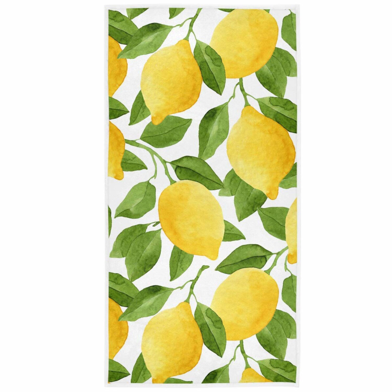 Dakota Fields Lemon Grove Soft Absorbent Hand Towels - Retro Yellow ...