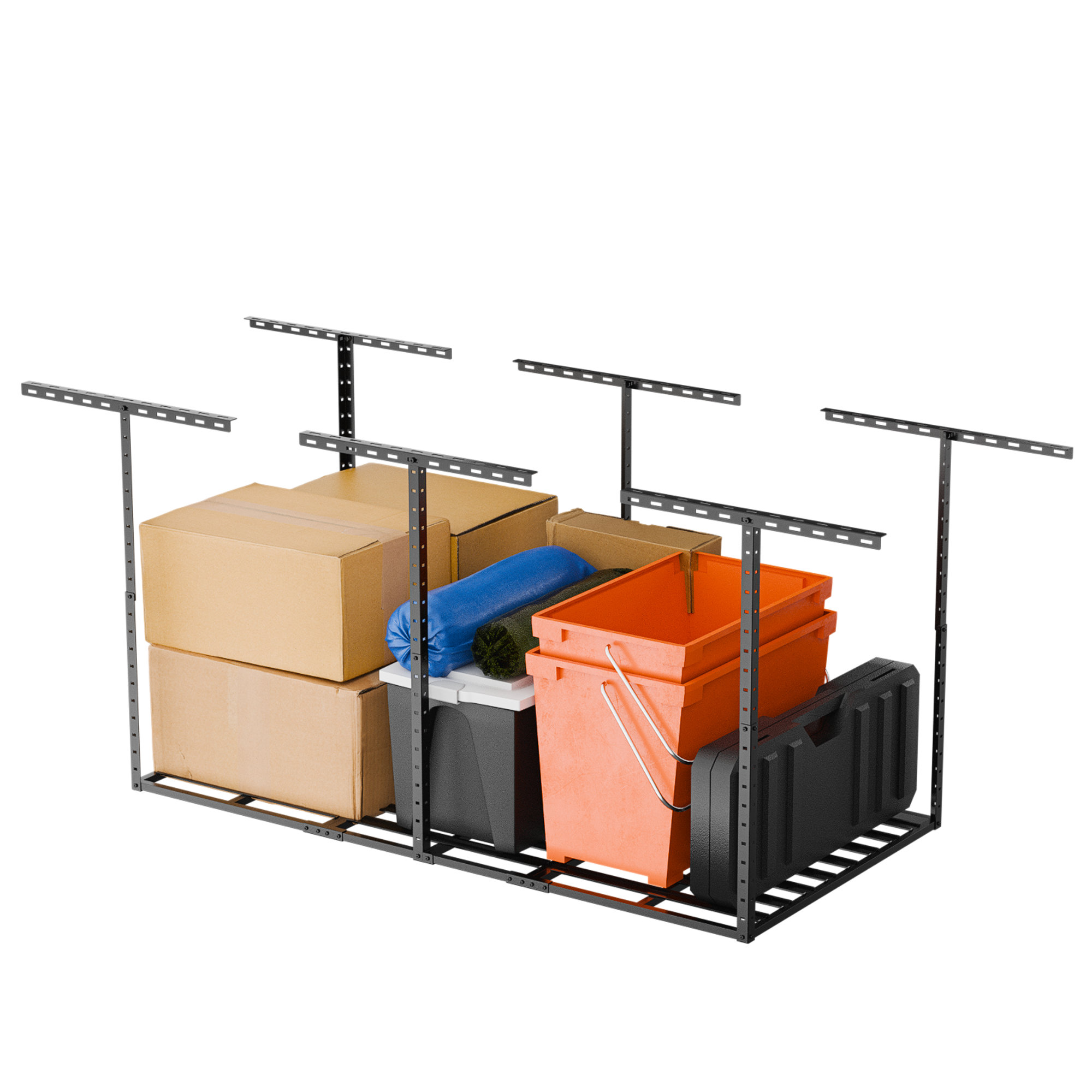 17 Stories 3x6 Garage Storage Overhead Rack Organization, Adjustable ...
