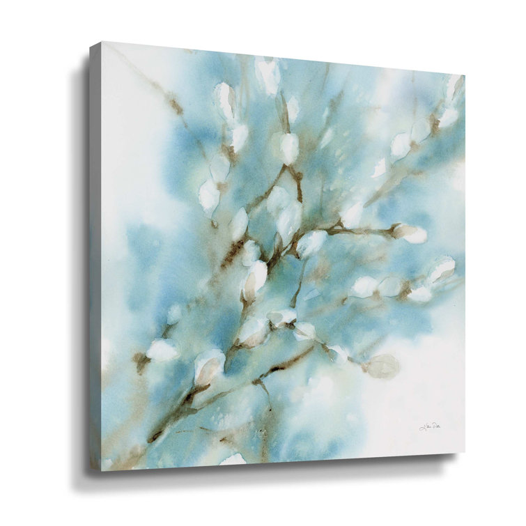 Winston Porter Pussy Willow Framed On Canvas Painting | Wayfair