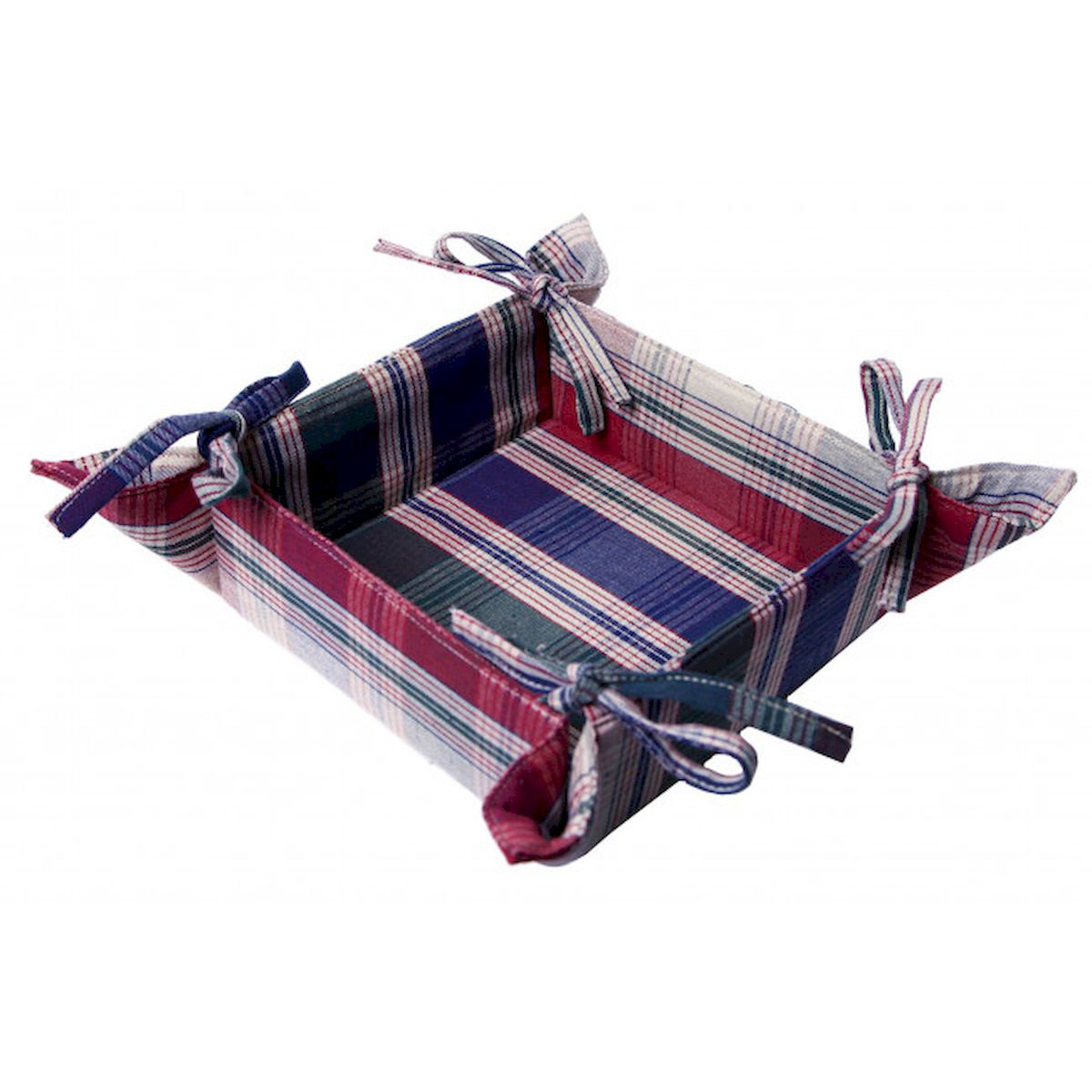 Rosalind Wheeler Alphones Moorpark Jewel Checked Bread Basket | Wayfair