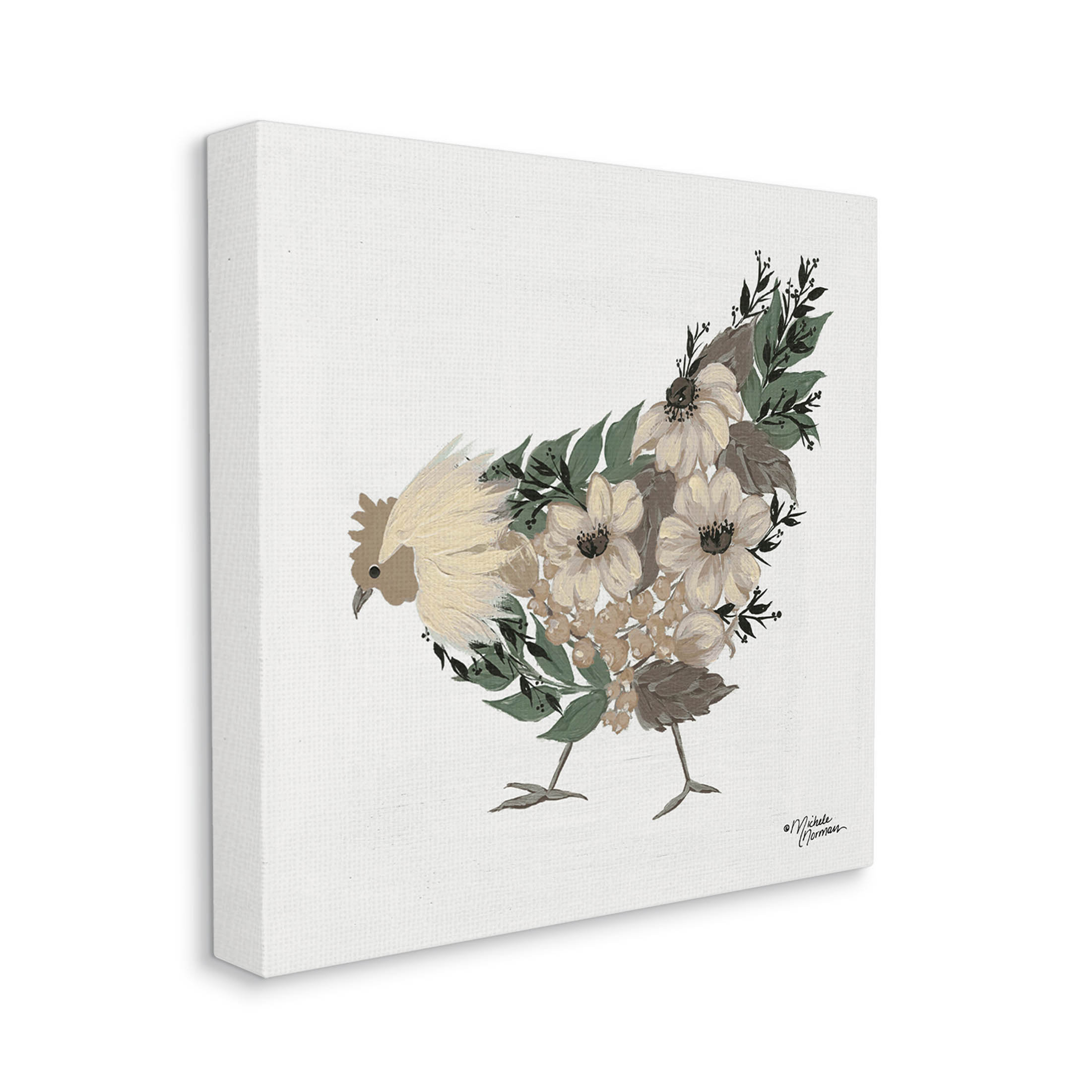 Ebern Designs Floral Design Chicken Farm Arrangement by Michele Norman ...