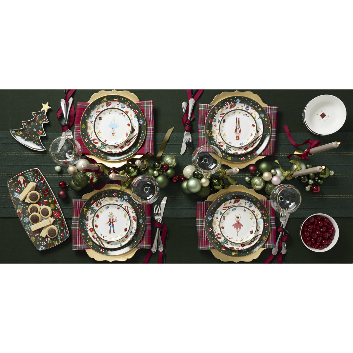Lenox Nutcracker Ballet Dinner Plates, Set of 4 & Reviews | Wayfair