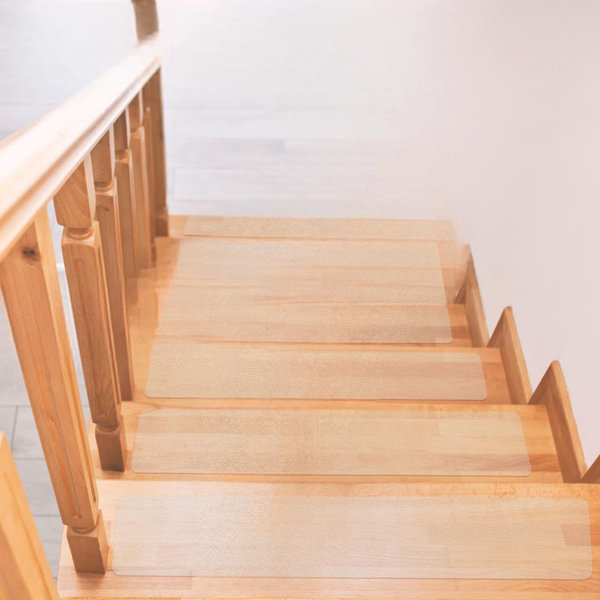 Latitude Run® Clear Stair Treads Non Slip 30"X6", 15-Pack Anti Slip ...