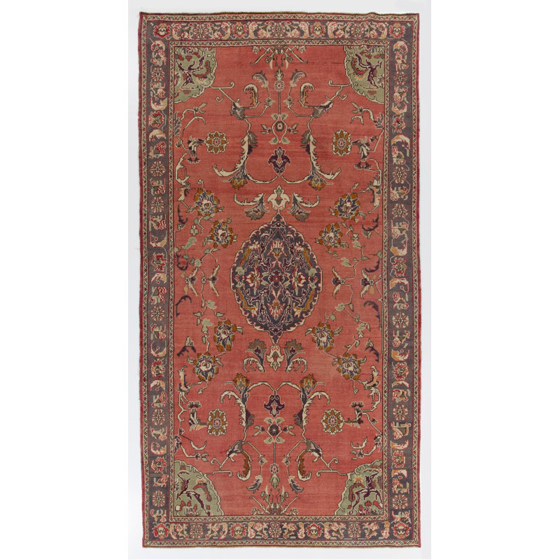 Bungalow Rose Traditional Vintage Handmade Turkish Rug | Wayfair