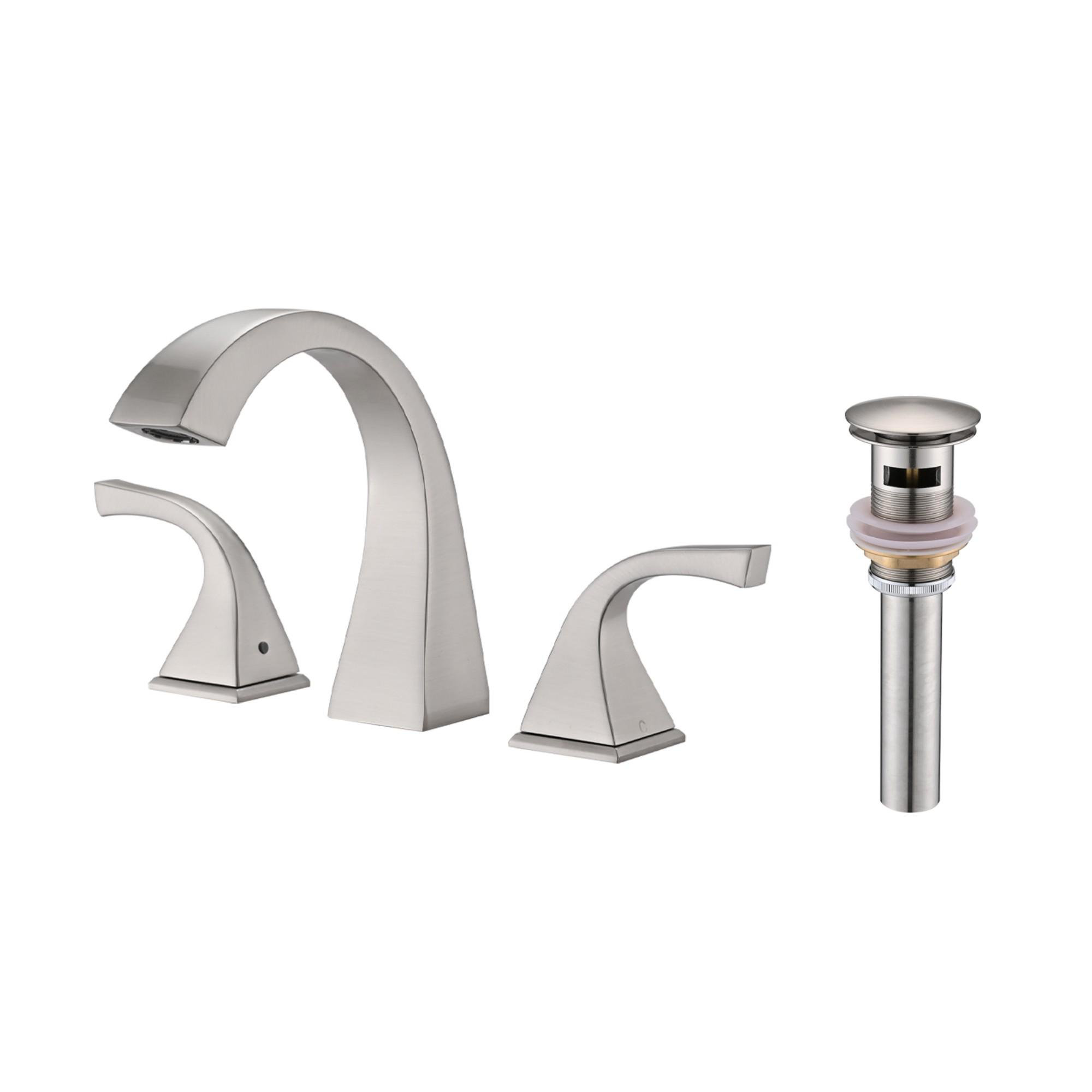 4CASA INTERNATIONAL 8 Inch Wide Bathroom Faucet | Wayfair
