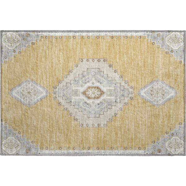 Alcott Hill® Premium Machine Washable Guada AMF1014 Oriental Rug | Wayfair
