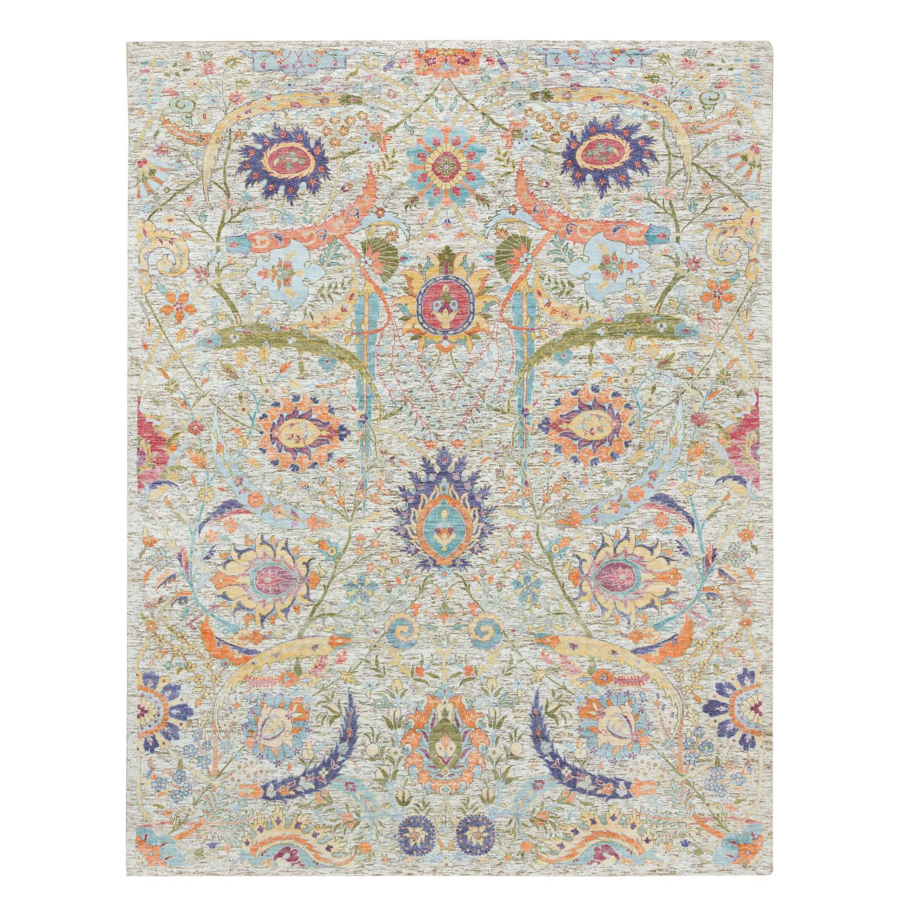 Isabelline Shirret One-of-a-Kind 8' X 10'4" New Age Silk Area Rug | Wayfair