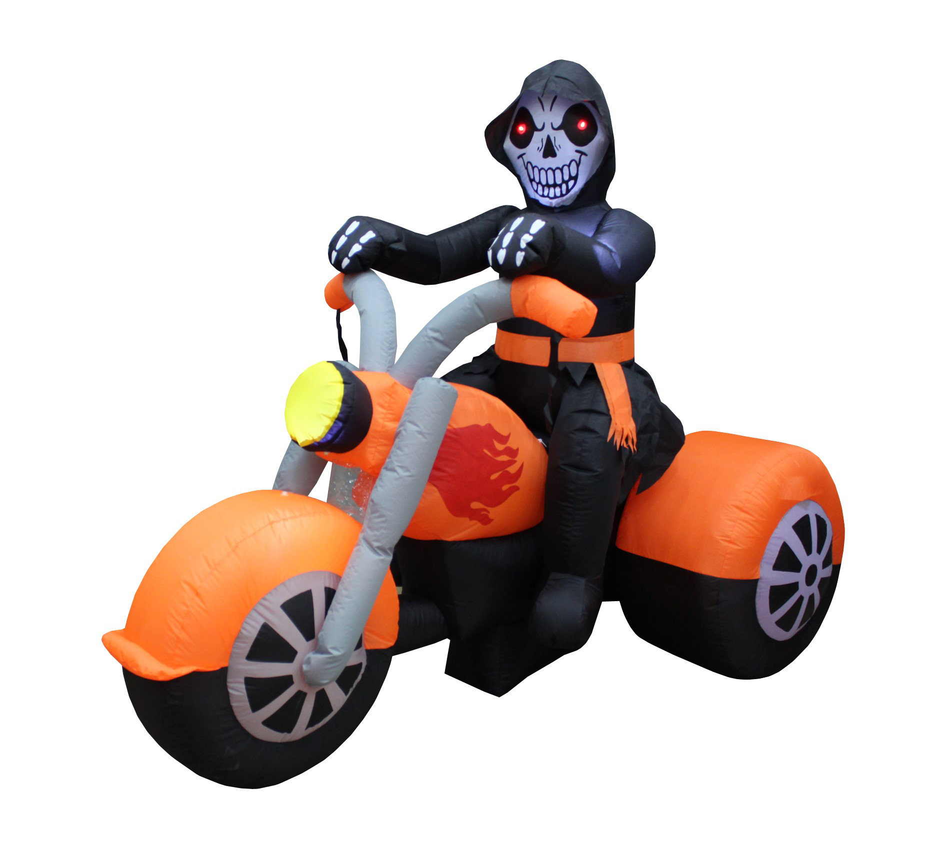 The Holiday Aisle® 6 Foot Long Lighted Happy Halloween Inflatable ...