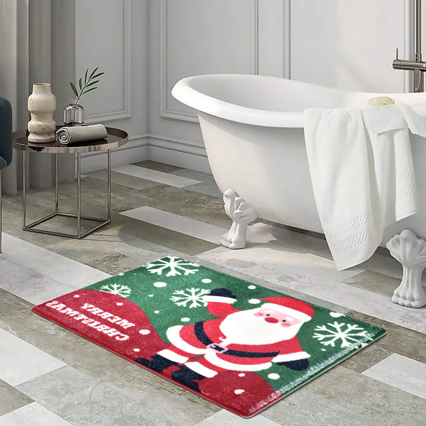 The Holiday Aisle® Jedi Christmas Santa Bath Rug | Wayfair