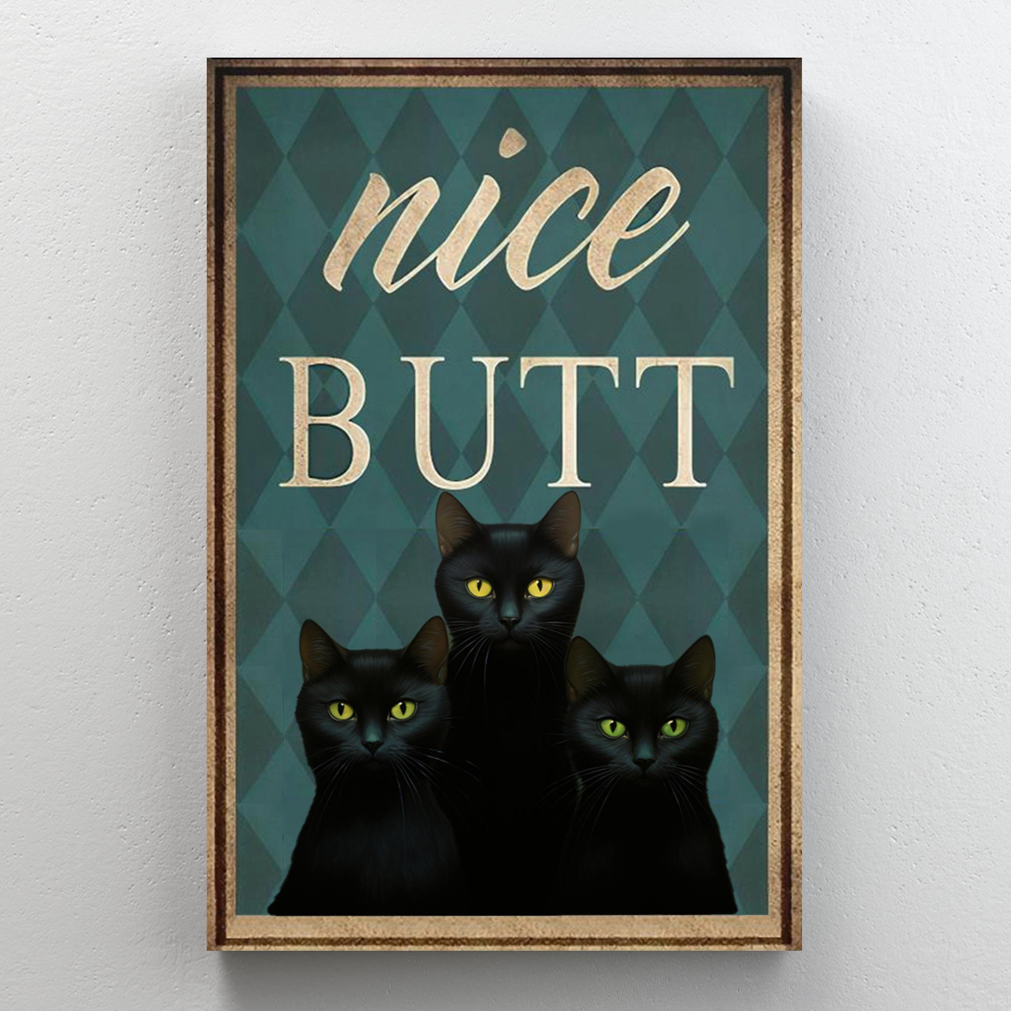 Trinx Lexly Black Cats Nice Butt | Wayfair
