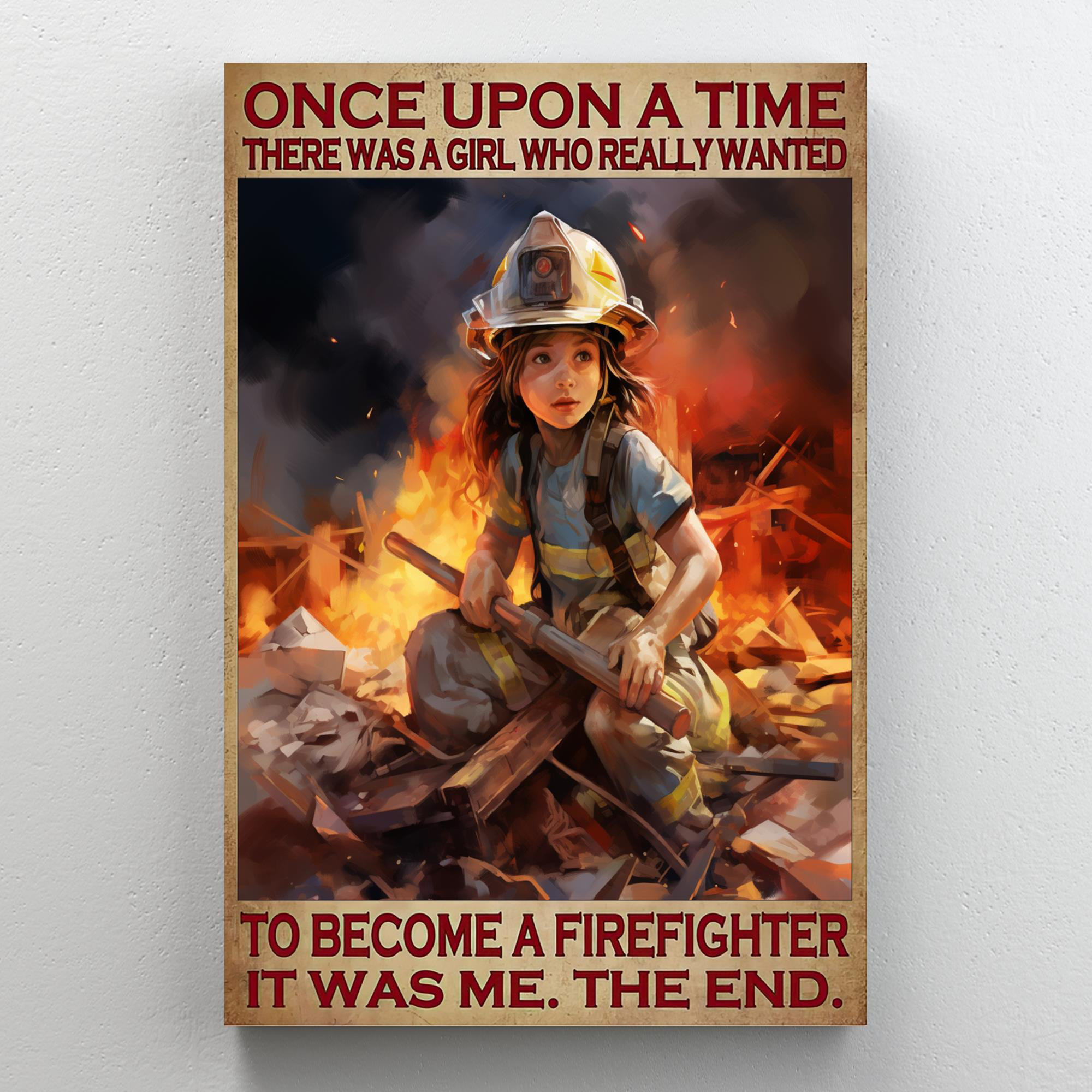 Trinx To Become A Firefighter 2 - 1 Piece Rectangle Grap To Become A ...