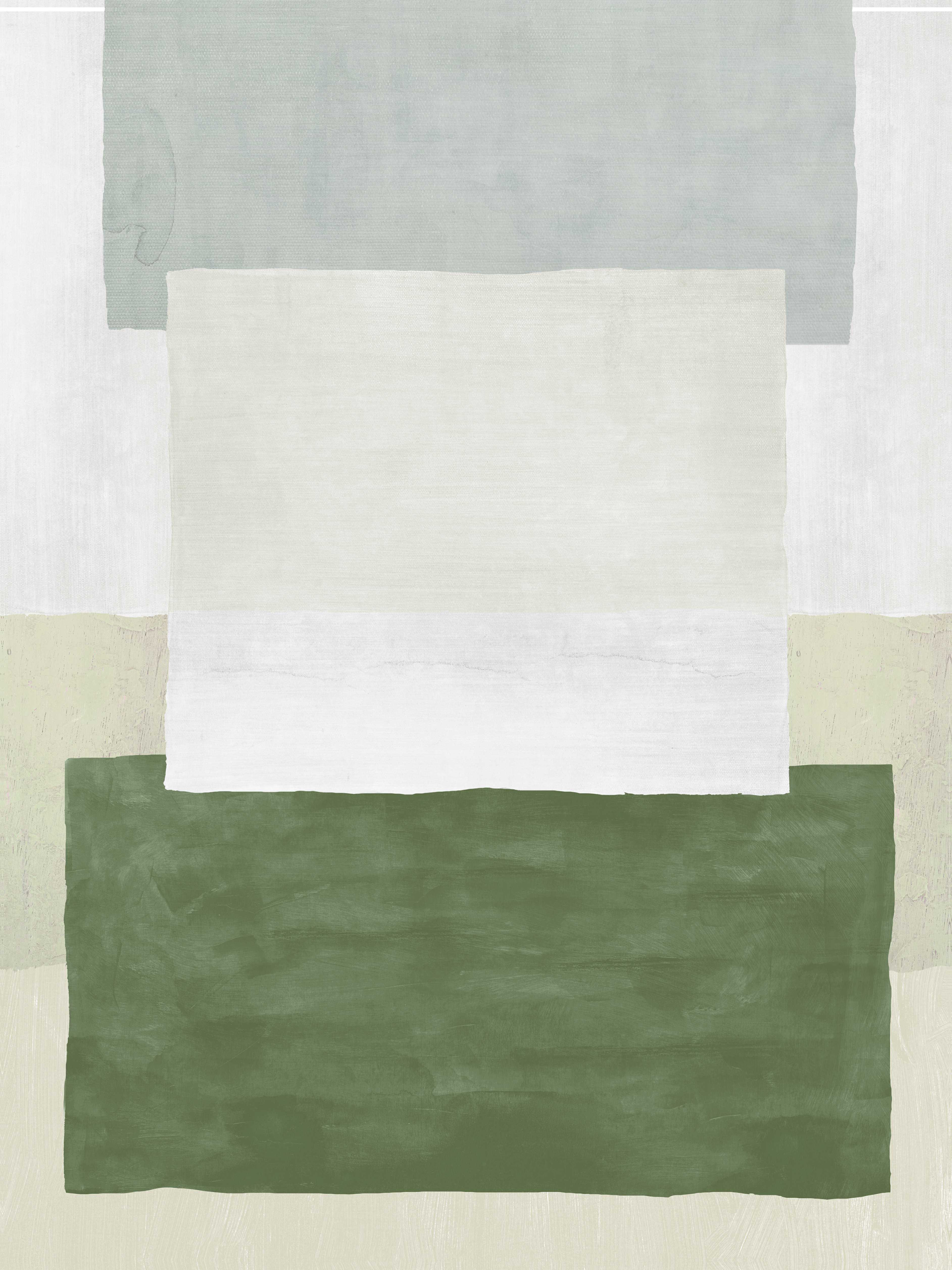 Ebern Designs Stacked Rectangle Color Field 2 - Wrapped Canvas Print ...