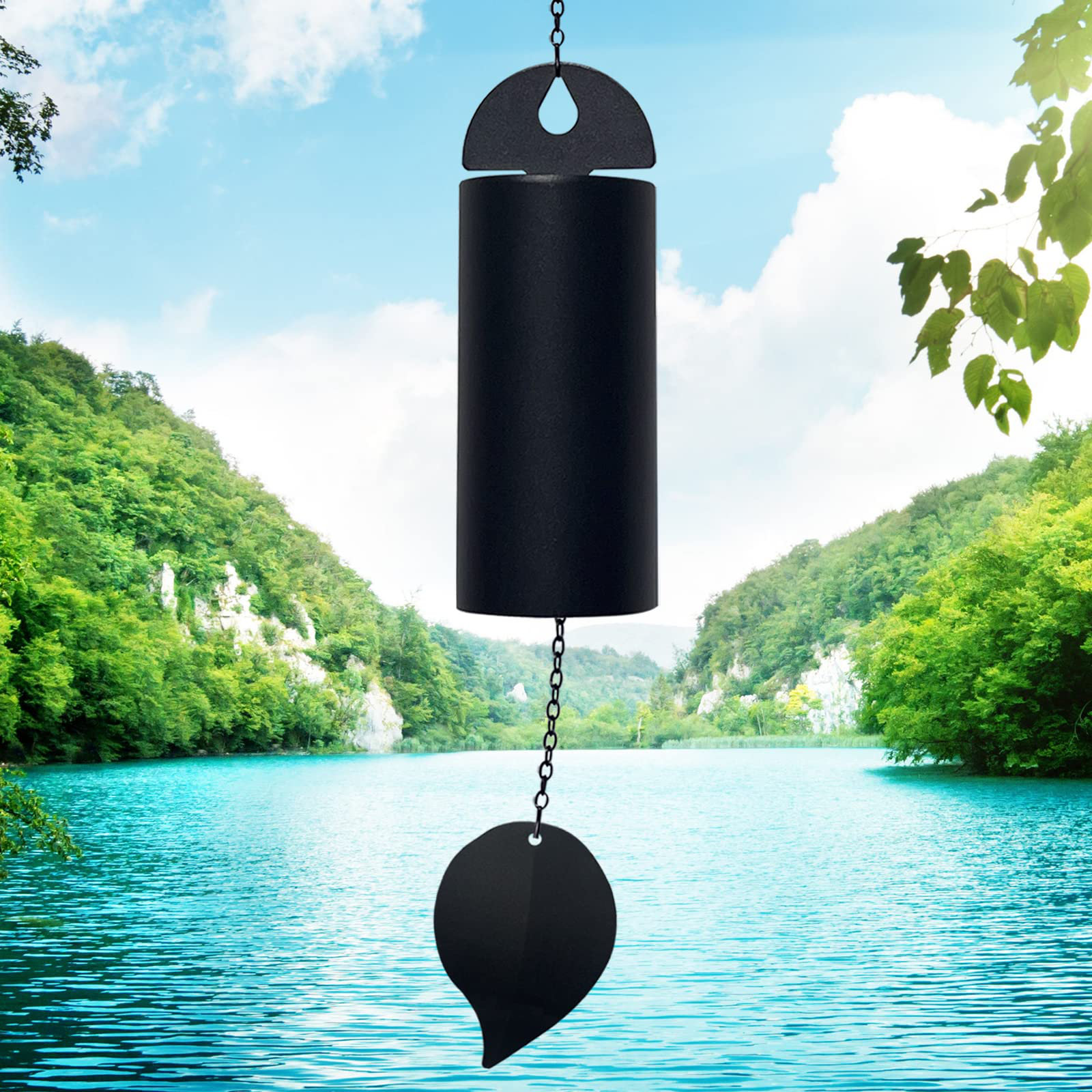 Arlmont & Co. Deep Resonance Serenity Bell Large Wind Chimes For ...