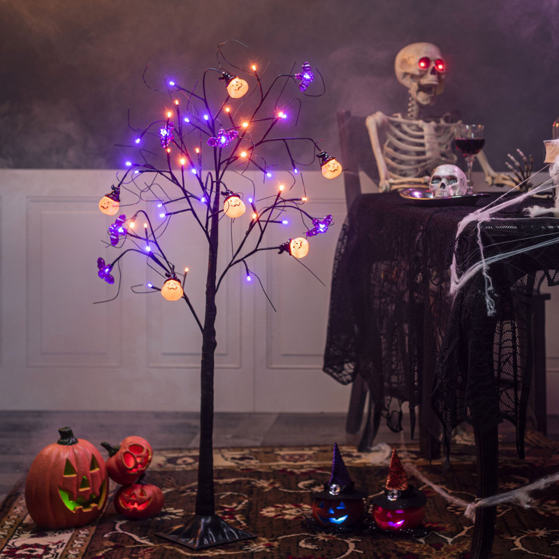 The Holiday Aisle® Spooky Tree Lighted Display | Wayfair