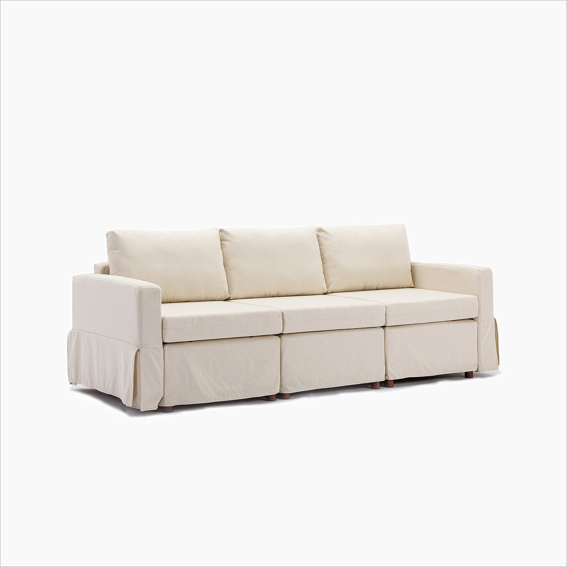 Latitude Run® 3 Seat Module Sectional Sofa Couch,Seat Cushion and Back ...
