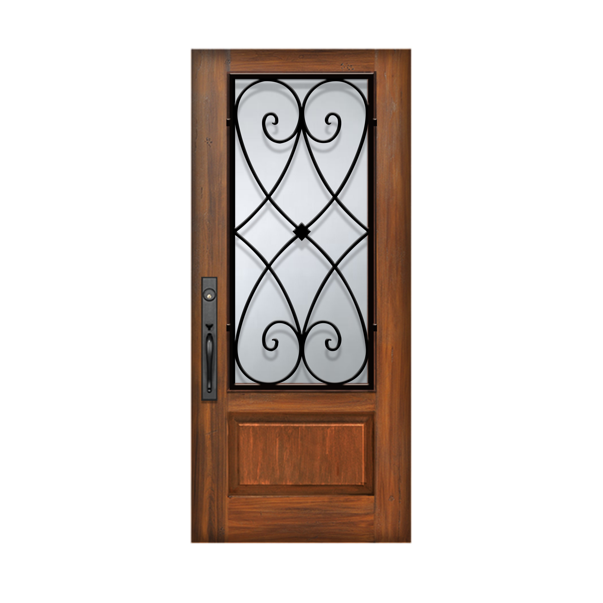 Knockety Charleston Fiberglass Pre-Hung Front Entry Door "& Reviews ...