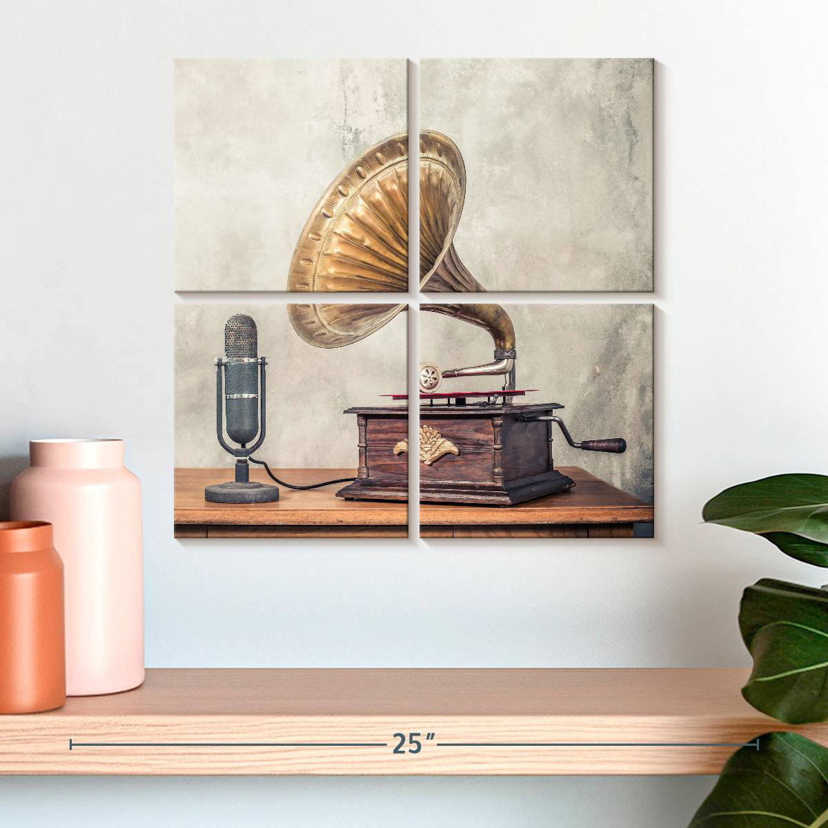Ebern Designs Abarca Mic And Gramophone - Wayfair Canada