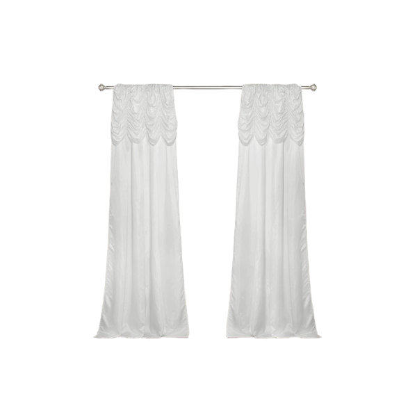 Gracie Oaks Merribeth Polyester Semi-Sheer Curtains / Drapes Pair ...