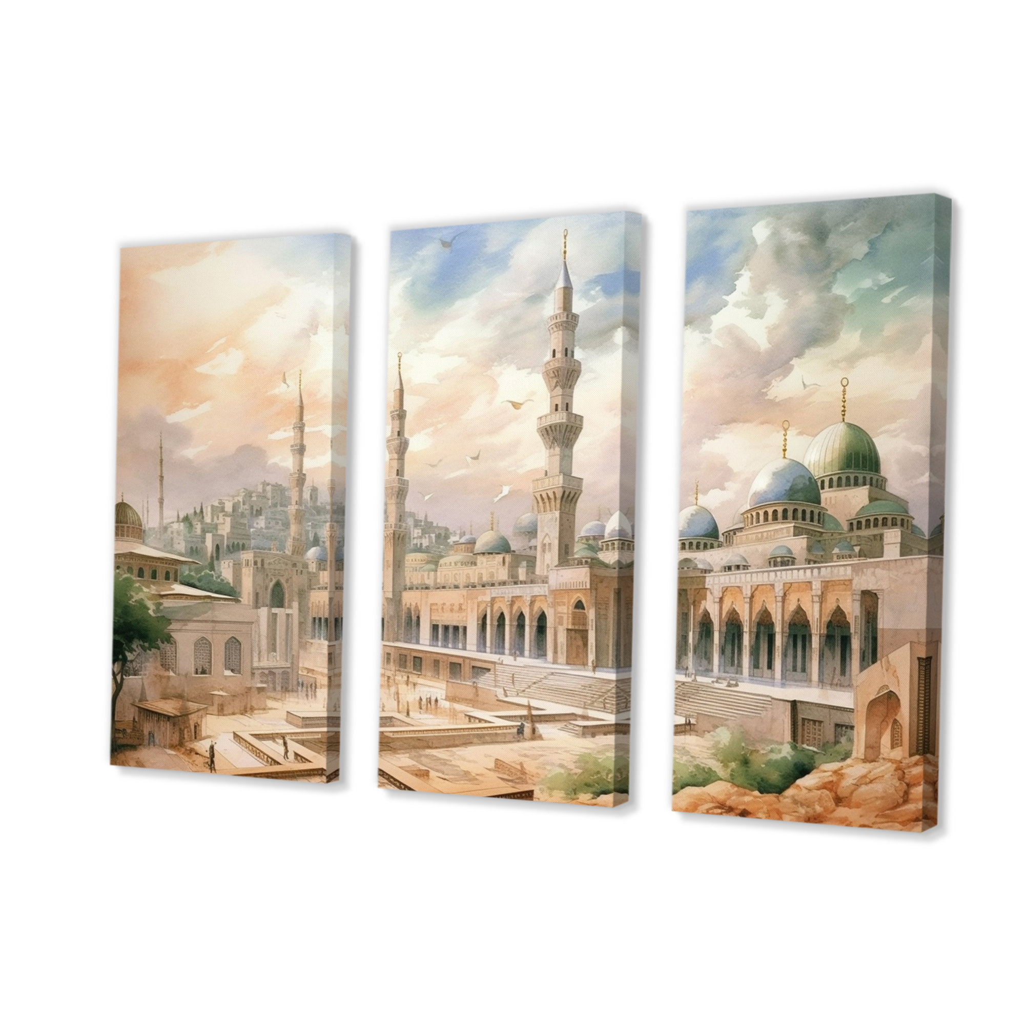 Bungalow Rose The Prophets Mosque Religious II - Islamism Canvas Art ...