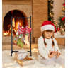 AMIBZ Christmas Stocking Holder, Free Standing Stocking Rack With 4 ...