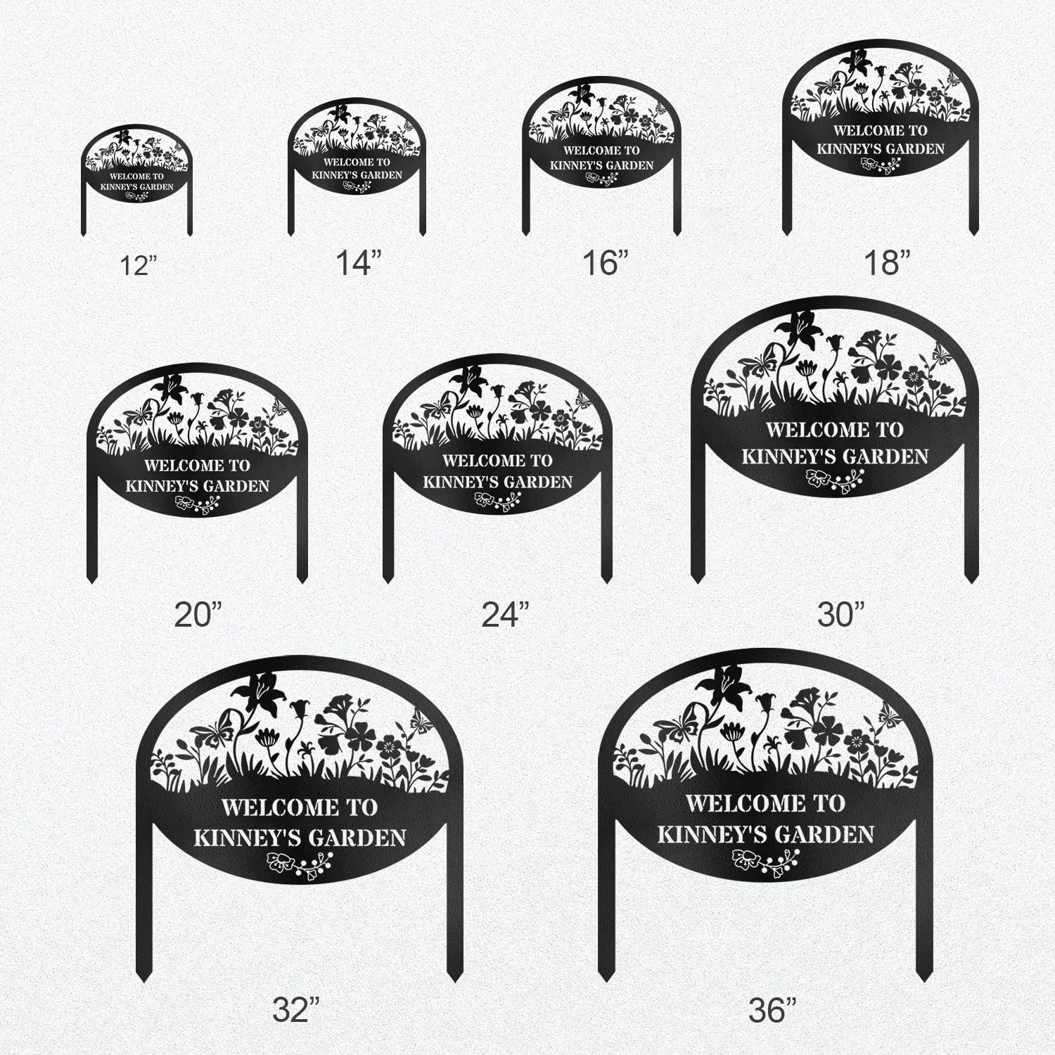 SIGNLEADER MAY25 Custom Metal Signs Metal Name Sign Metal Stake Art ...