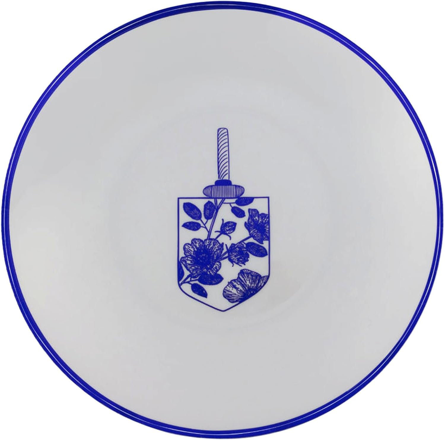 EcoQuality Disposable Plastic Hanukkah Salad Plate for 20 Guests ...